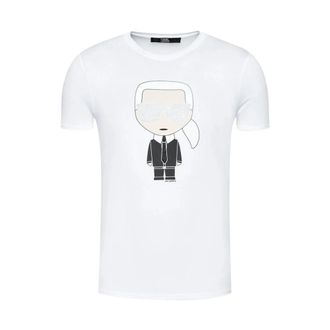 Karl Lagerfeld Ikonik Karl T-Shirt - - Tops - Damen - Wei&szlig; - XL