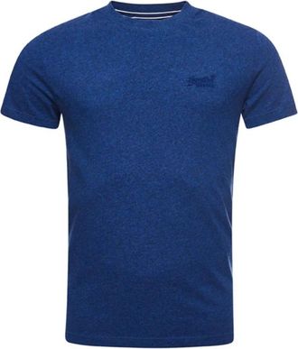Superdry Besticktes Logo Essential T-Shirt - - Tops - Herren - Blau - 3XL