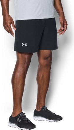 Under Armour Herren Speed Stride 7In Woven Shorts Kurze Hose, Black, L