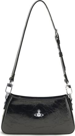 Vivienne Westwood Orb Logo Schultertasche - - Bags - Damen - Schwarzk - ONE SIZE