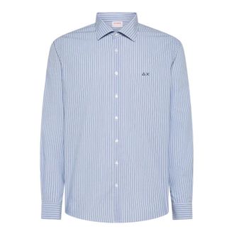 Sun 68 Homme, Chemises, Bleu, Taille: 2XL Casual Chemises