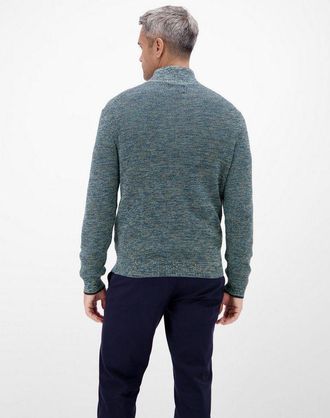 Lerros Strickpullover Herren Troyer in Twist-Struktur