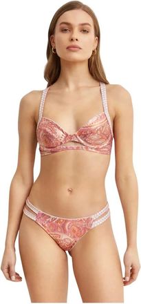 Del Maar Femme, Maillots de bain, Orange, Taille: 38 FR Dmf296 Top