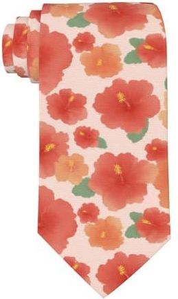 Generic Art Des Fleurs DHibiscus Cravatte Classique Cravate Polyvalente Cravates Hommes Pour Célébrations Mariage Soirée