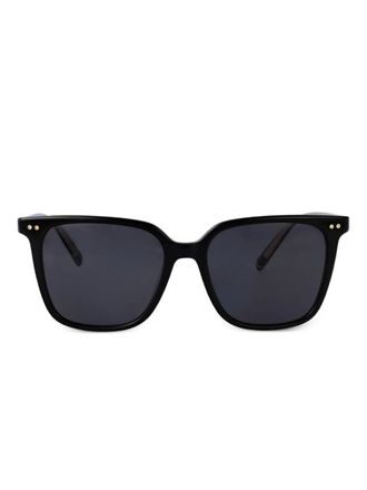 Tommy Hilfiger lunettes de soleil &agrave; monture carr&eacute;e - Noir