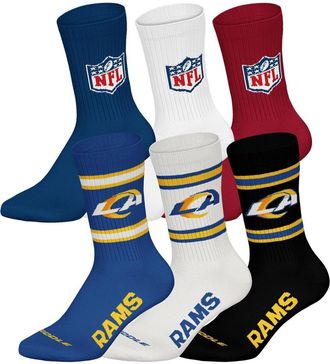 NFL unisexe Chaussettes Paquet de 6 6Pack Crew Socks