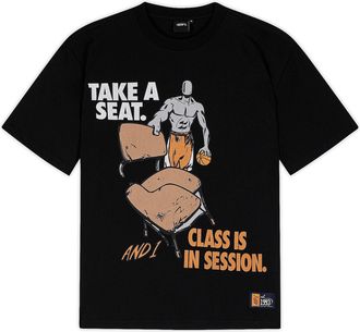 AND1 T-Shirt Der Unterricht Hat Begonnent