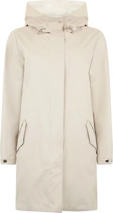 Moorer Femme, Manteaux, Beige, Taille: 48 FR Manteaux