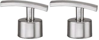 Kleine Wolke Ersatz-Spenderpumpe Sand in Chrom (Packung mit 2)