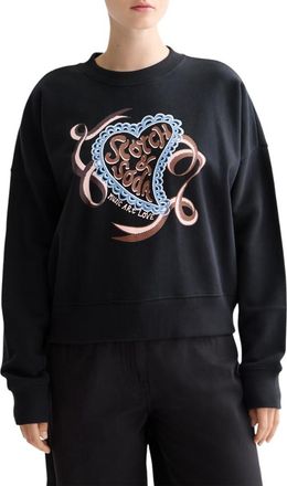 Scotch & Soda Bust-Artwork-Sweatshirt, Meteorit U014, L