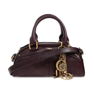 Chloé Femme, Sacs, Rouge, Taille: ONE Size Small Bowling Bag