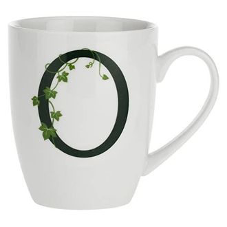 La Porcellana Bianca la Porcellana Becher Buchstabe O, weiß