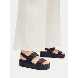 Crocs Sandalen Crocs Brooklyn Woven Upper LW 209977 Schwarz