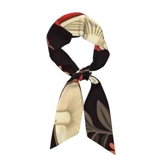 Generic &Eacute;charpe champignons pour femme - Tour de cou pour sacs &agrave; main - Feuilles dautomne - Bandeau en satin de soie - Pour le sport, le yoga et le visage