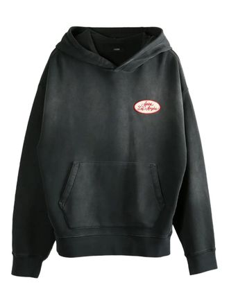Amiri Station Patch cotton hoodie - Noir