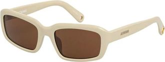 Jacquemus Lunettes de soleil Jac64 - unisex - Accessoires - Beige - Taille: 54 MM