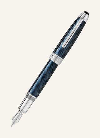 Montblanc Kolbenf&uuml;llfederhalter Meisterst&uuml;ck Solitaire Blue Hour Legrand blau