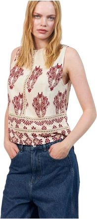 Lollys Laundry Femme, Tops, Multicolore, Taille: 46 FR Hauts sans manches