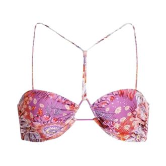 Agua Bendita Blumiges Bikini-Top Erma - - Swimwear - Damen - Mehrfarbig - S