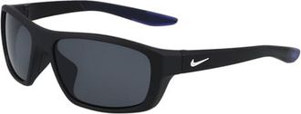 Nike Lunettes de Soleil BRAZEN BOOST N IU4884X 010 MATTE BLACK/WHITE/DARK GREY 57/16/130 UNISEX