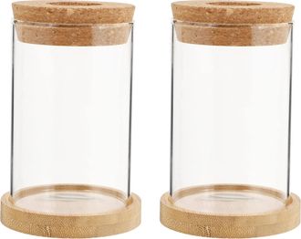 Angoily 2Pcs Glas Pflanzer Hydro Vase mit Holz Deckel Pflanzer Birne Glas Vase Propogation Station f&uuml;r Hydrokultur Pflanzen Home B&uuml;ro Garten Dekoration