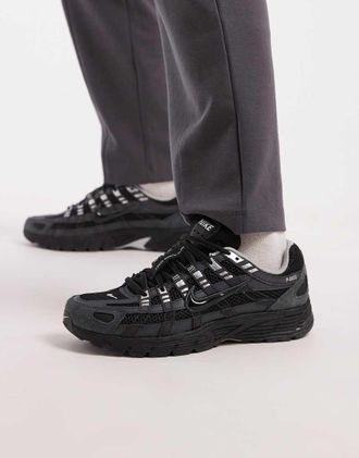 Nike P-6000 - Baskets en daim - Noir