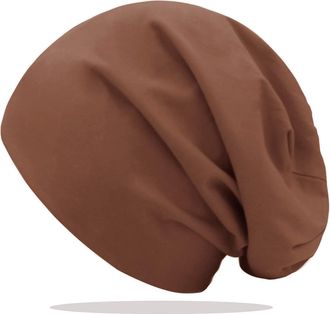 Glamexx24 Beanie M&uuml;tze Herren Damen: Slouchy Baumwoll Jersey &Uuml;bergangsm&uuml;tze, Laufm&uuml;tze, Chemo M&uuml;tze, Fahrradm&uuml;tze f&uuml;r Alle Jahreszeiten
