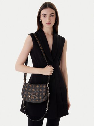 Guess Handtasche Guess Carrie Logo HWGP98 98200 Braun