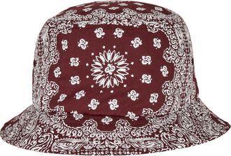 Flexfit Unisex Hut Bandana Print Bucket Hat Cherry/White one Size