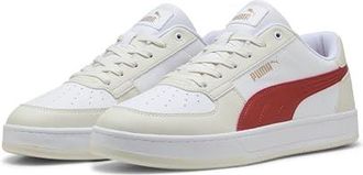Puma PUMA CAVEN 2.0, Basket Unisexe, PUMA White-Red Fire-Vapor Gray