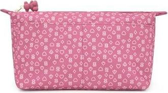 Tous Sac de rangement Bear Anniversary de couleur rose fonc&eacute;. Avec compartiments. Fermeture &eacute;clair. Dimensions : 18 x 34,5 x 12 cm