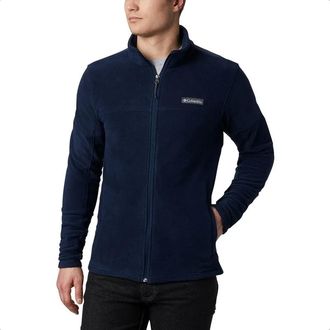 Columbia Herren Basin Trail III Full Zip Fleece-Jacke, Collegiate Navy, L