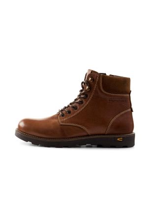 Camel Active Herren Schnürboot aus echtem Nappaleder Braun, menswear-41