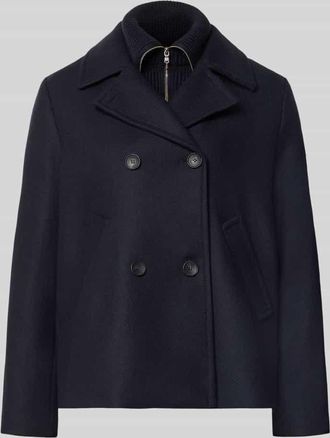 Cinque Jacke aus Woll-Mix mit gestricktem Troyer-Kragen