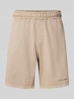 Pegador Regular Fit Sweatshorts mit Label-Detail