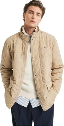 GANT Jacke f&uuml;r Herren, Midi-L&auml;nge, Gesteppt (Khaki)