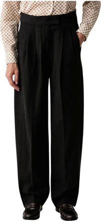 Scotch & Soda Pantalon large Quinn - Femme - Pantalons - Noir - Taille: W30 L32