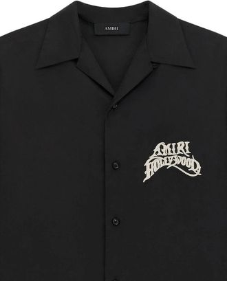 Amiri Logo-Embroidered Shirt - Black