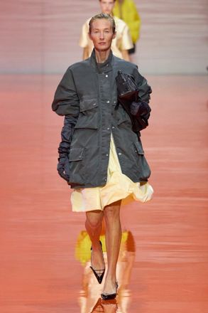 Prada Technical Taffeta Skirt