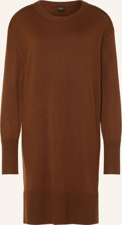 HUGO BOSS Strickkleid Ferinea braun