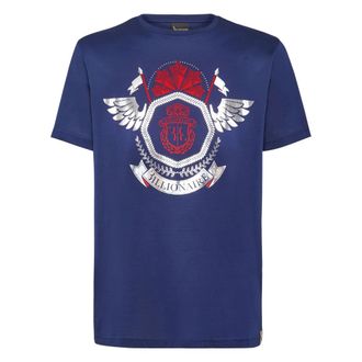 Billionaire Boys Club T-Shirt Rundhals SS Crest - - Tops - Herren - Blau - XS