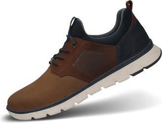 Salamander Herren Sneaker, Sneaker aus Leder, Cognac, 43 EU