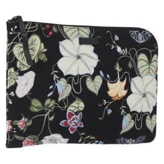 Gucci Pochette en toile Pre-owned - Femme - Pre-owned - Noir - Taille: ONE Size