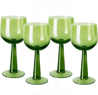 HKliving Verre à vin The emeralds - Set de 4 HKliving