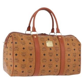 MCM Sac Boston Pre-owned - Femme - Pre-owned - Brun - Taille: ONE Size
