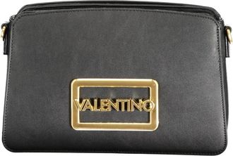 Mario Valentino Femme, Sacs, Noir, Taille: ONE Size Sac &agrave; Bandouli&egrave;re Noir avec Sangle Amovible et Fermeture &agrave; Glissi&egrave;re