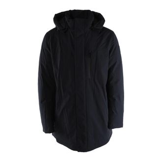 Woolrich Mountain Stretch Daunenparka - - Coats - Herren - Blau - 2XL