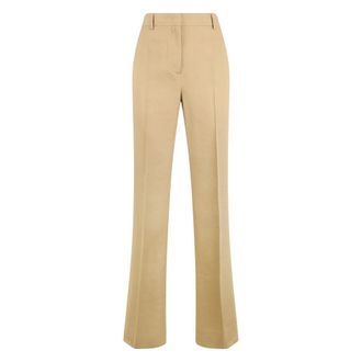 Alberta Ferretti Klassische Hose mit hohem Bund - - Trousers - Damen - Beige - L