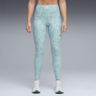 Puma Legging &agrave; imprim&eacute;s CLOUDSPUN Femme, V&ecirc;tements, Bleu, XXL