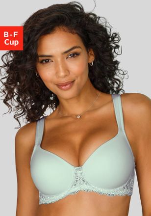 Lascana Schalen-BH LASCANA, Damen, Gr. 100, Cup C, gr&uuml;n (mint), Microtouch, Obermaterial: 85% Polyamid, 15% Elasthan, BHs Schalen-BH, mit B&uuml;gel, nahtlos vorge